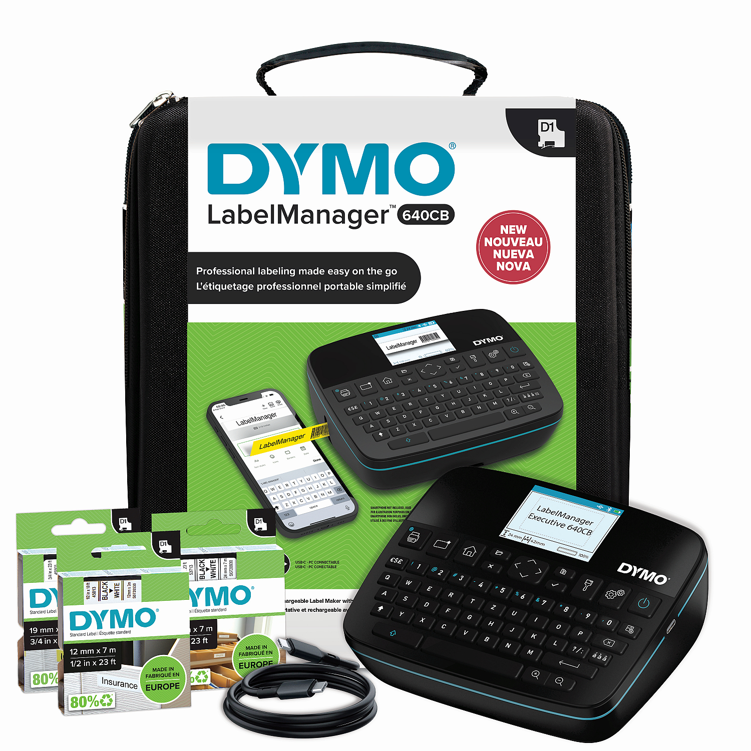 Dymo LabelManager 640CB Executive Promo Kit - Best UK Prices